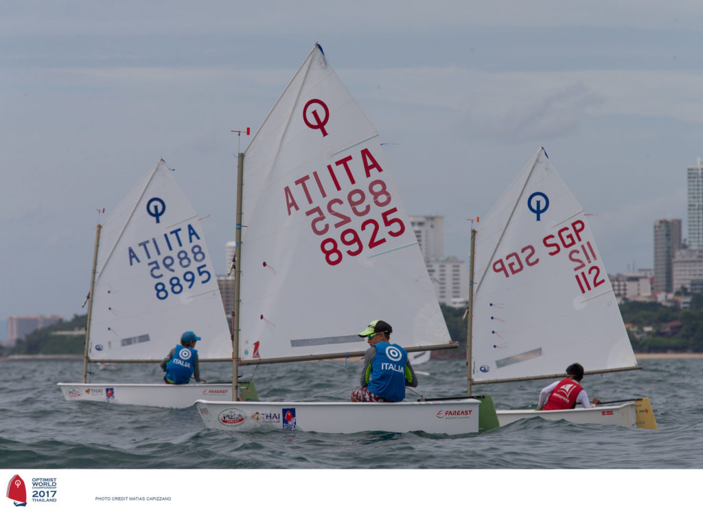 Marco Gradoni in testa al Mondiale Optimist a Pattaya | Velaveneta.it